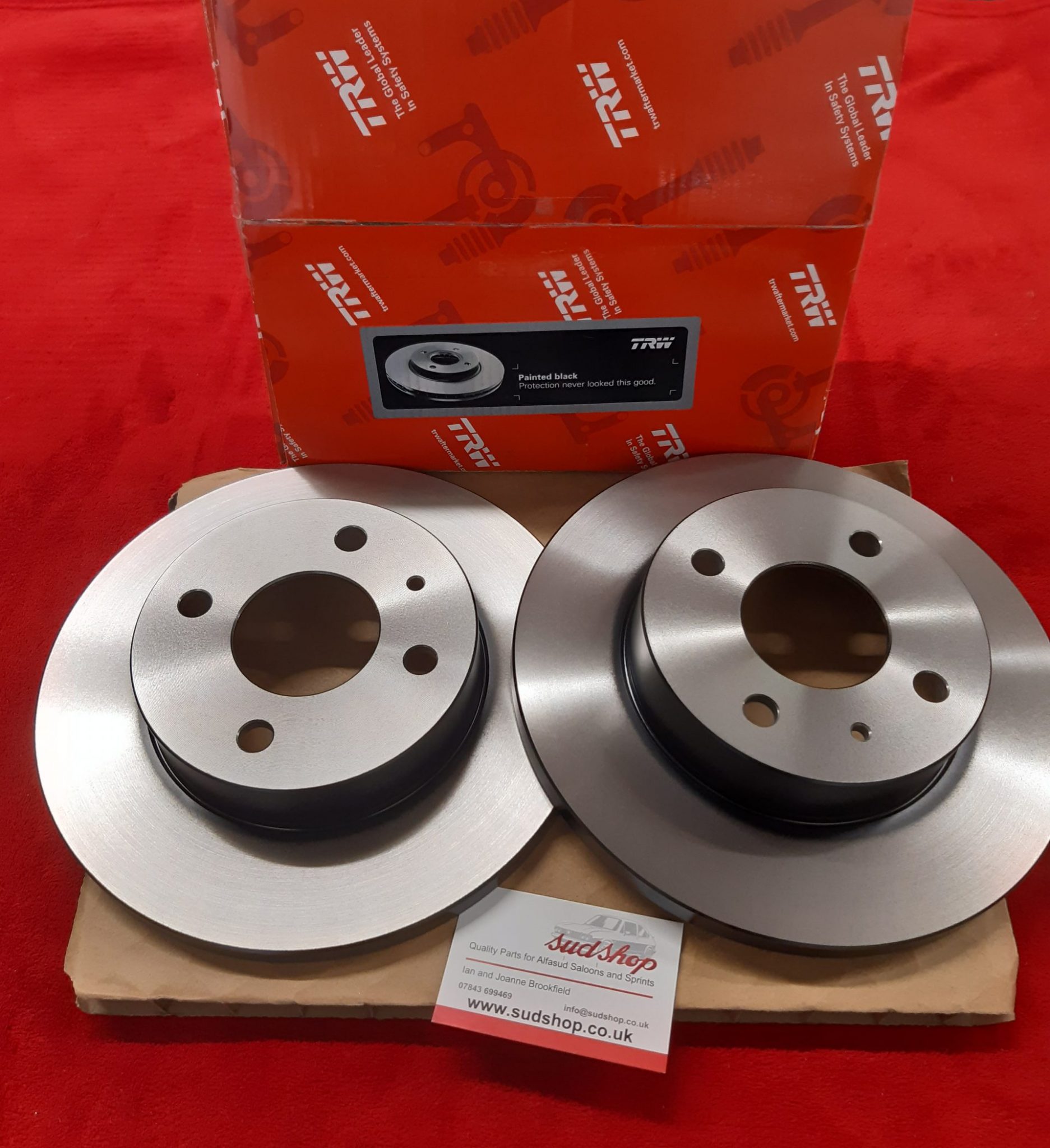 Alfasud Sprint Front Brake Discs Solid 1.3 / 1.5 Outboard – SudShop